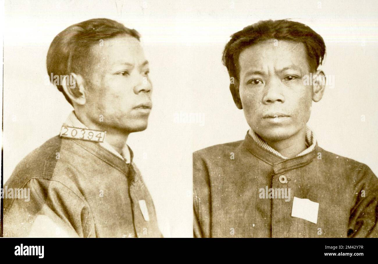 Photograph of Eng Tong. Bureau of Prisons, Inmate case files Stock ...