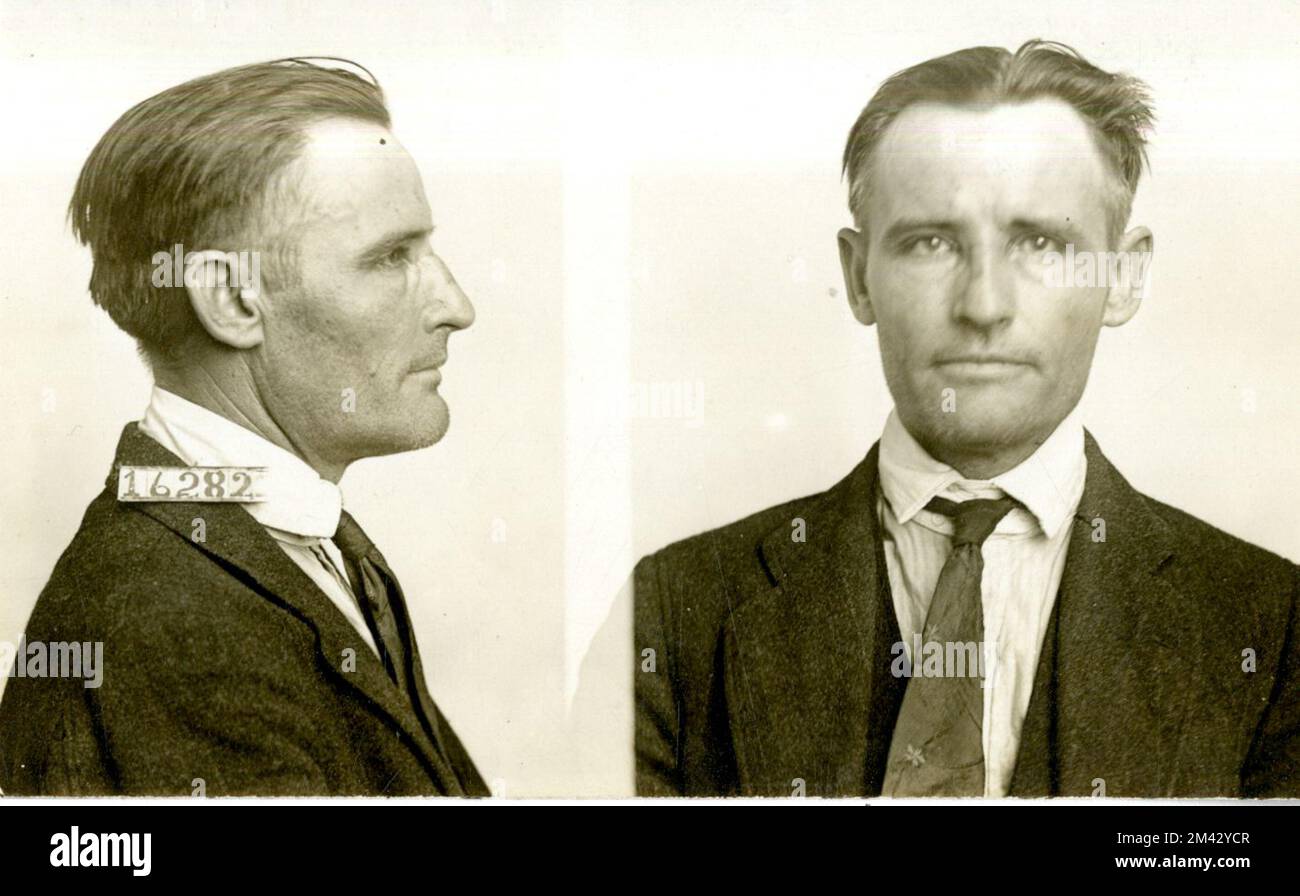 Photograph of George W. Wilson. Bureau of Prisons, Inmate case files ...