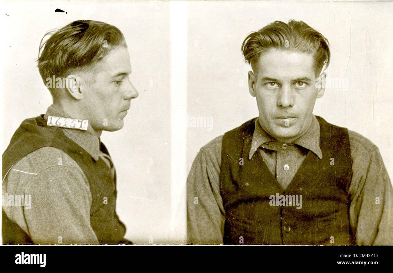 Photograph of Harry Graves. Bureau of Prisons, Inmate case files Stock ...