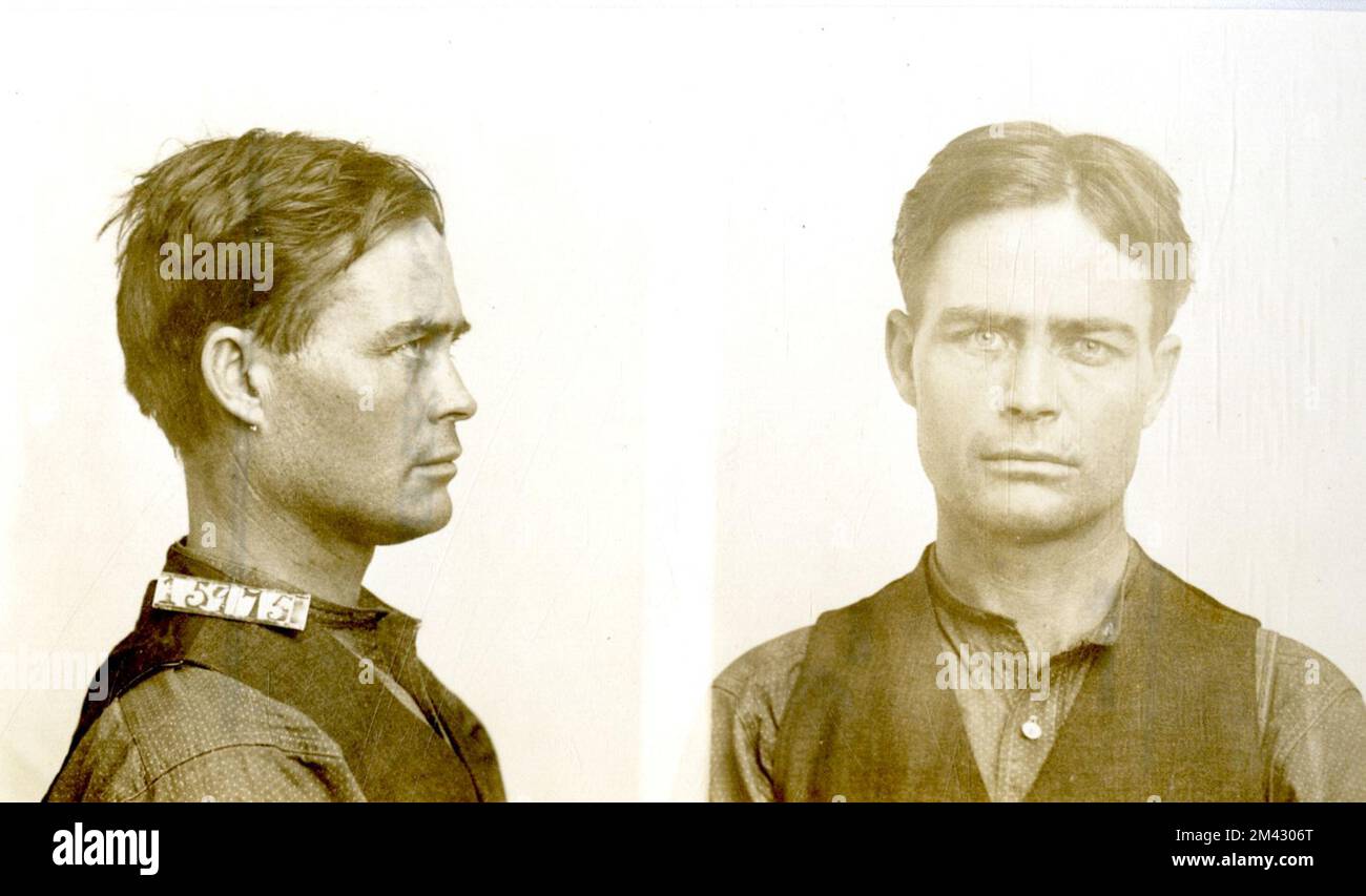 Photograph of M. J. Murphy. Bureau of Prisons, Inmate case files Stock ...