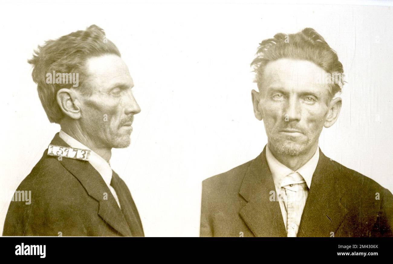 Photograph of Harry Miller. Bureau of Prisons, Inmate case files Stock ...