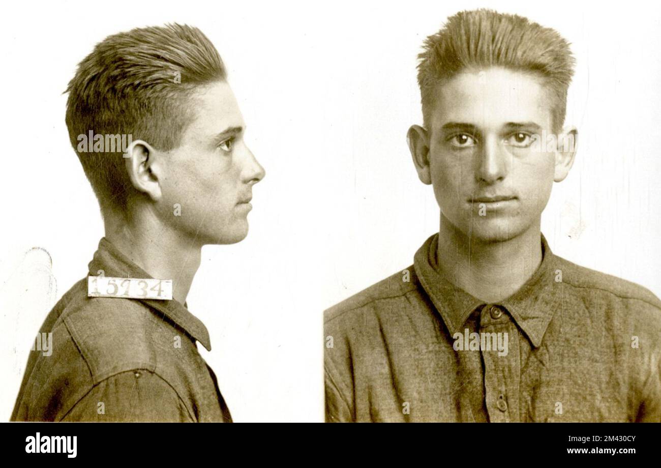 Photograph of Carl H. Wilson. Bureau of Prisons, Inmate case files ...