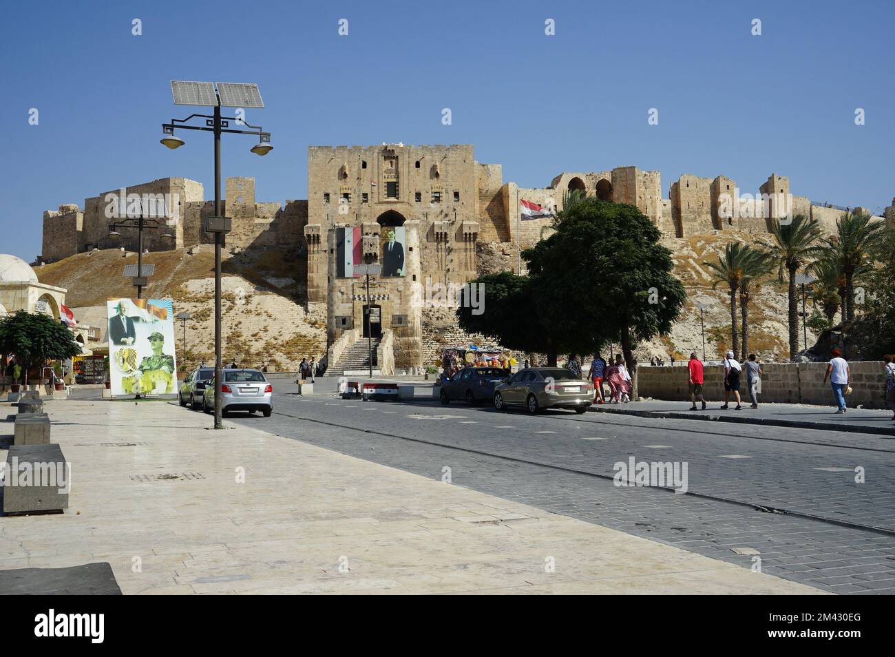 Aleppo, Syria, Citadel of Aleppo Stock Photo - Alamy