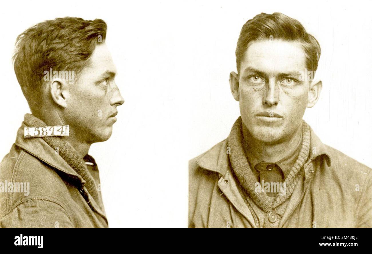 Photograph of John Patrick. Bureau of Prisons, Inmate case files Stock ...