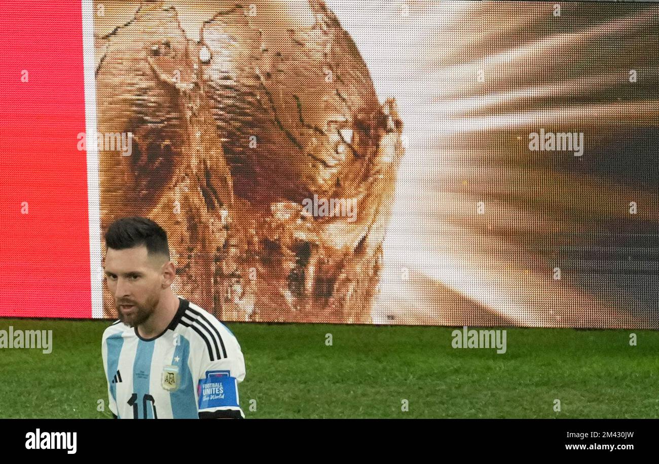 Lionel messi world cup final hi-res stock photography and images - Alamy