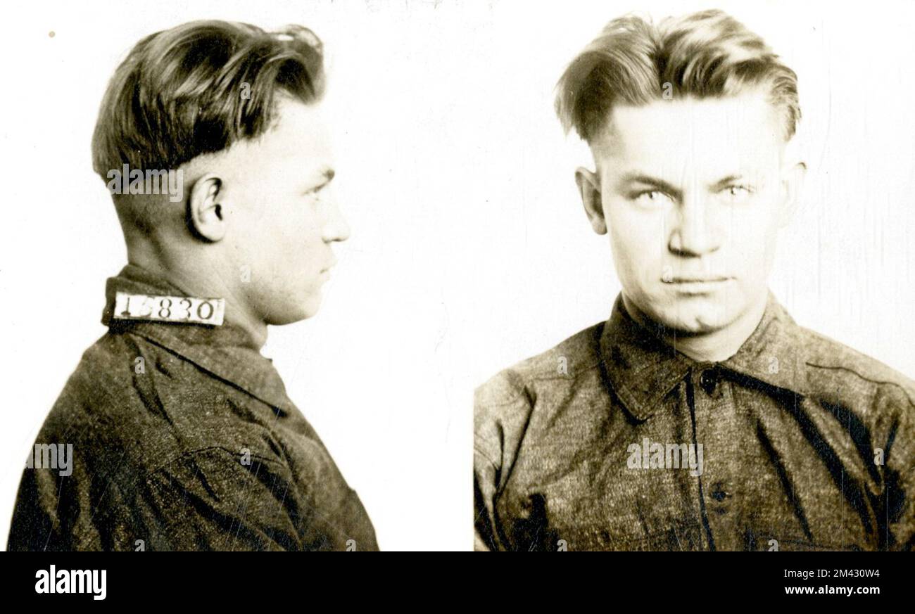 Photograph of Joseph Greer. Bureau of Prisons, Inmate case files Stock ...