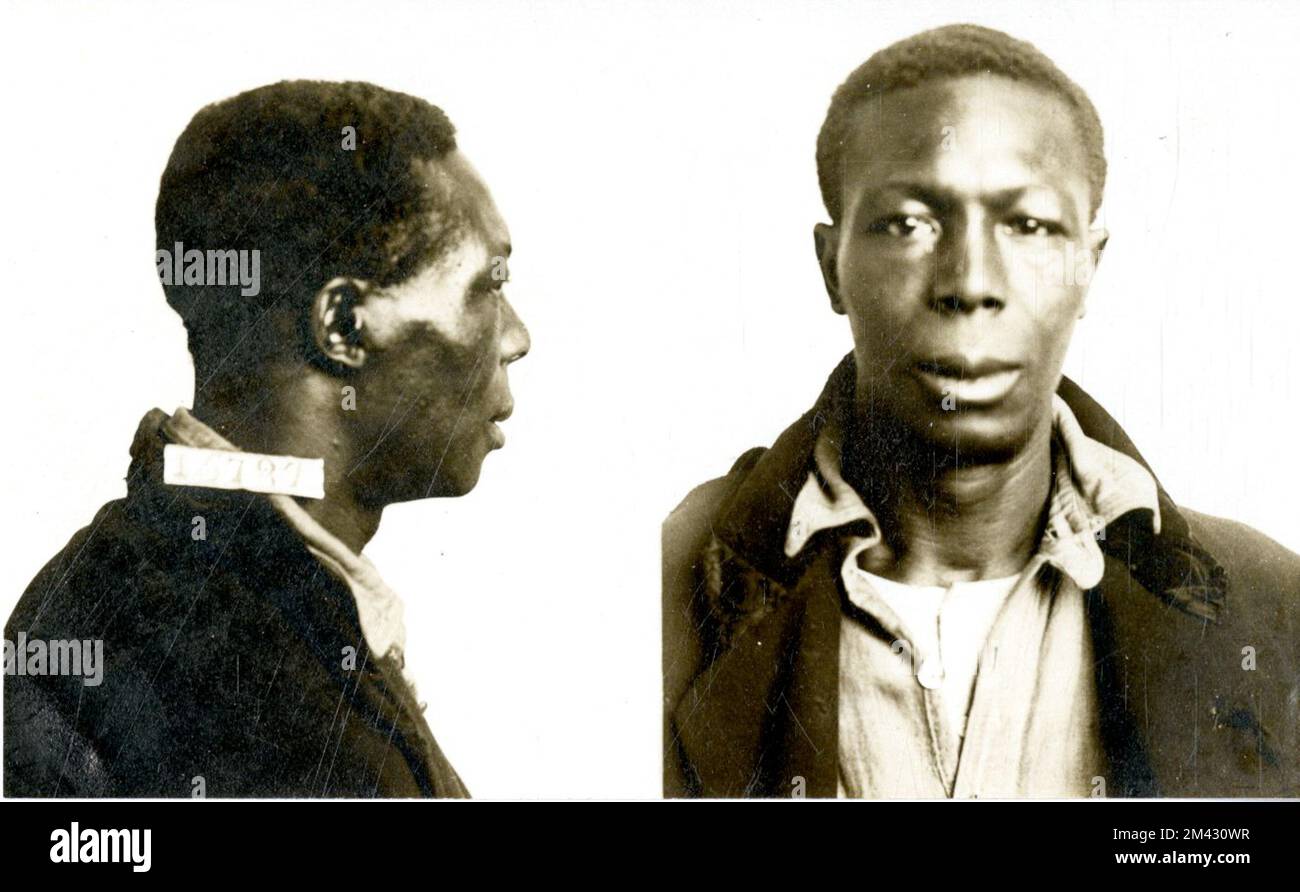 Photograph of George Green. Bureau of Prisons, Inmate case files Stock ...