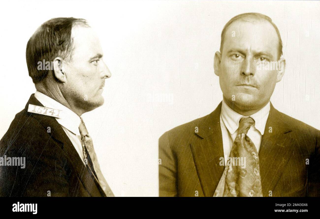 Photograph of George Warren. Bureau of Prisons, Inmate case files Stock ...