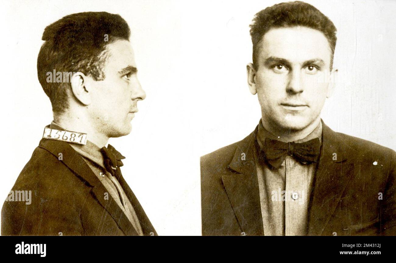 Photograph of John Logan. Bureau of Prisons, Inmate case files Stock ...