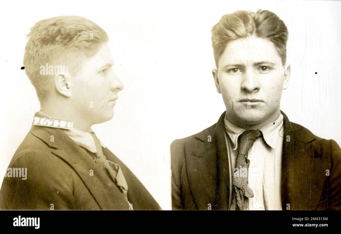 Photograph of Frank Hall. Bureau of Prisons, Inmate case files Stock ...