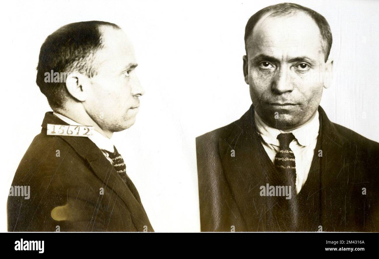 Photograph of Joseph Altman. Bureau of Prisons, Inmate case files Stock ...