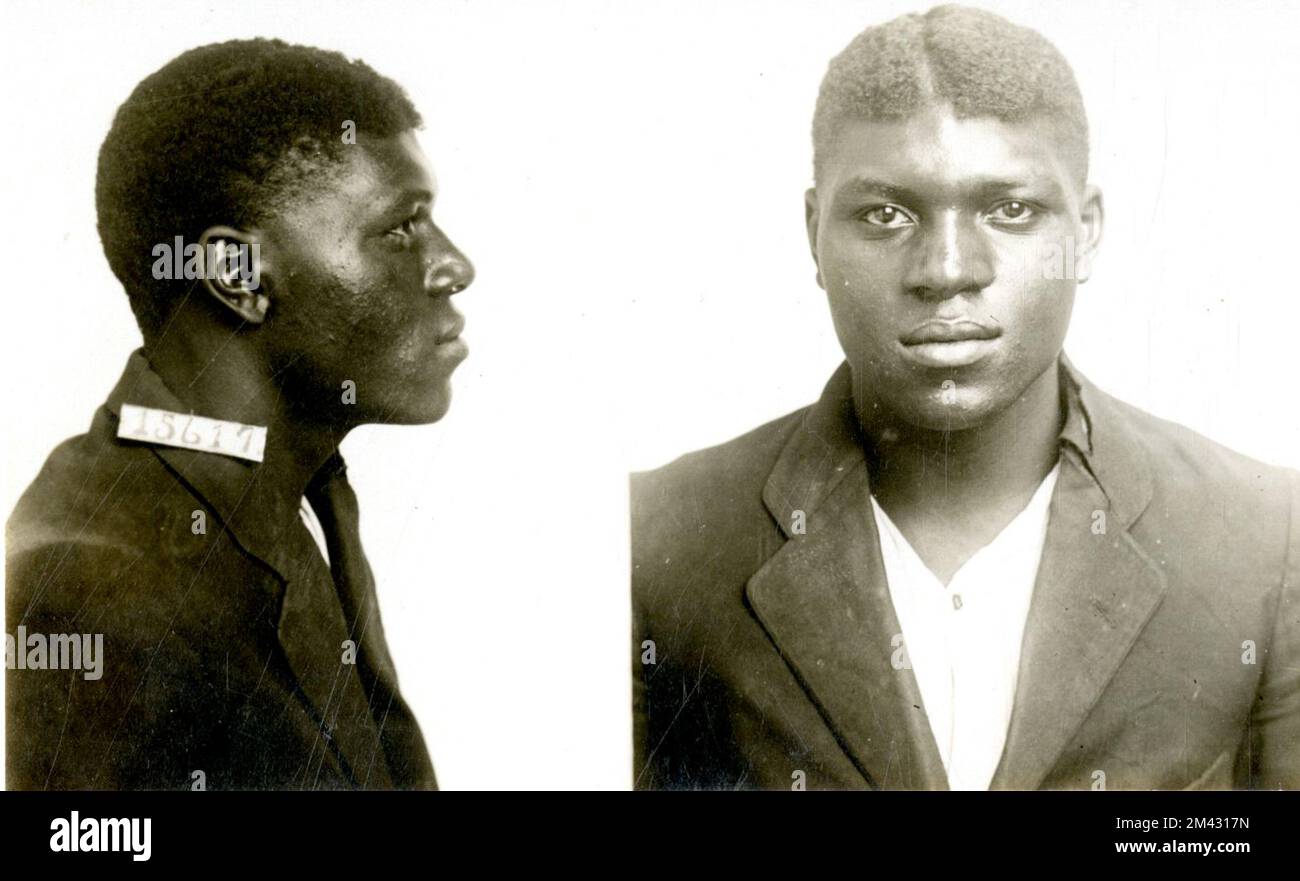 Photograph of Dewey Johnson. Bureau of Prisons, Inmate case files Stock ...