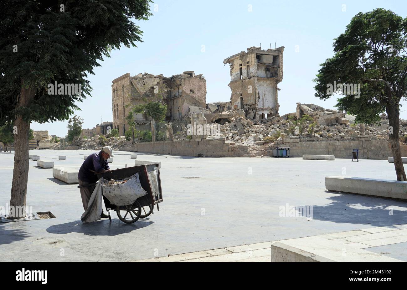 Aleppo, Syria, The ancient city of Aleppo after the war Stock Photo - Alamy