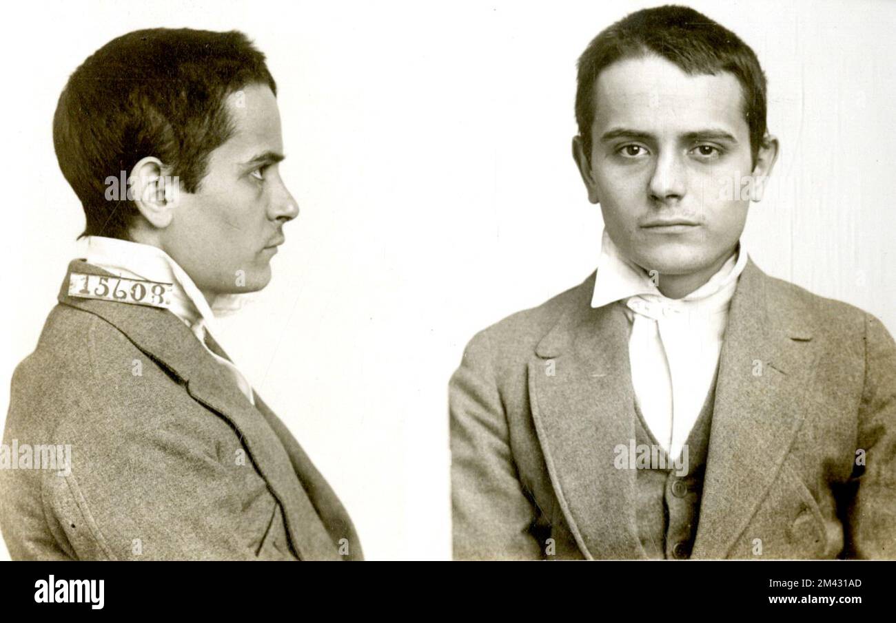 Photograph of Louis Benedet. Bureau of Prisons, Inmate case files Stock ...