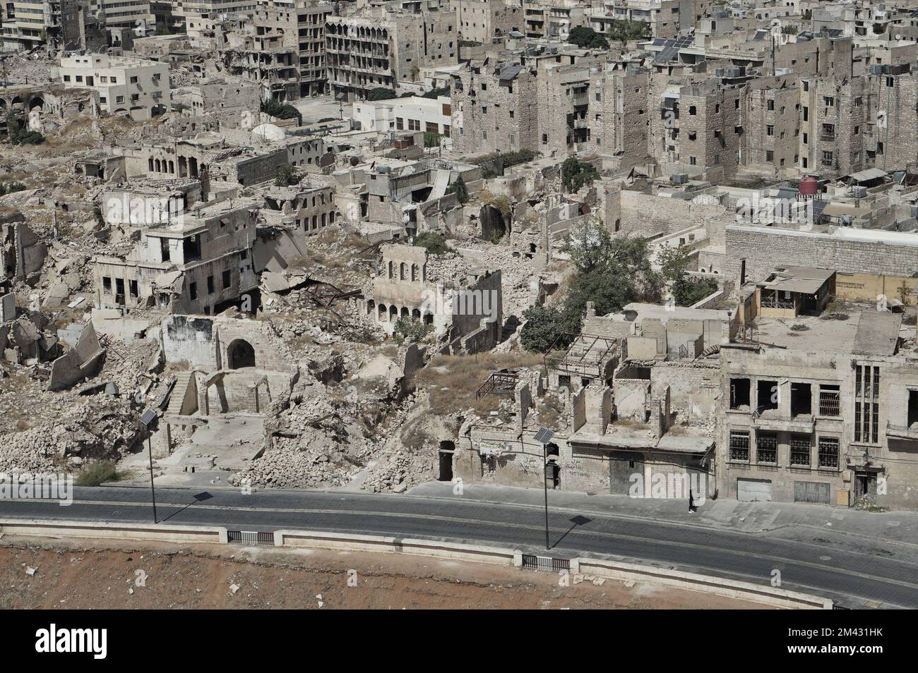 Aleppo, Syria, The ancient city of Aleppo after the war Stock Photo - Alamy