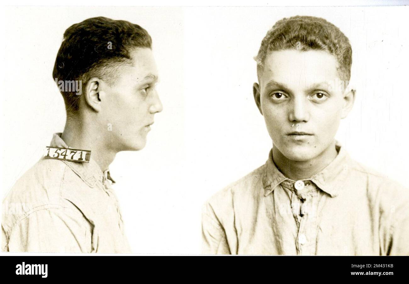 Photograph of Joseph R. White. Bureau of Prisons, Inmate case files ...