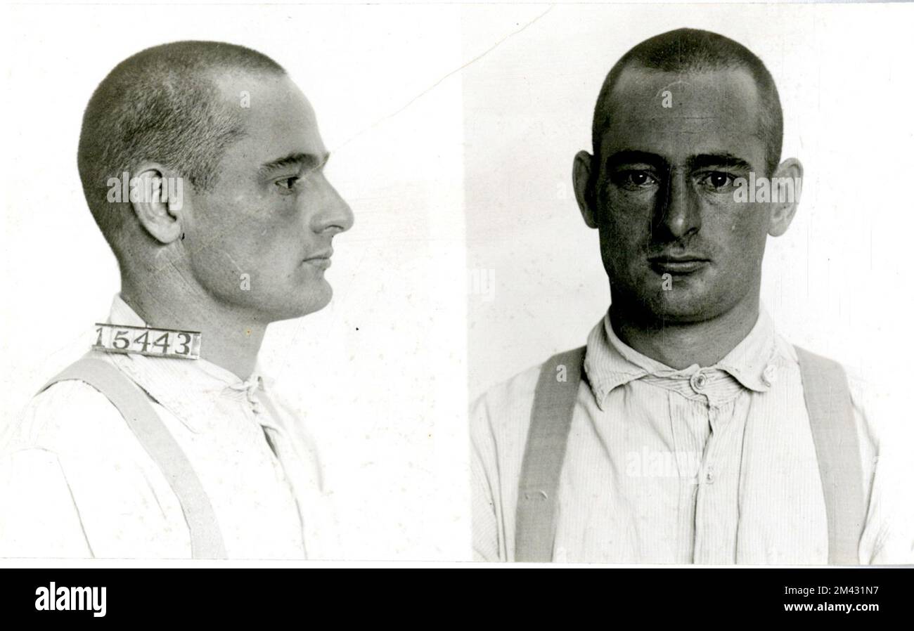 Photograph of Harry J. Howe. Bureau of Prisons, Inmate case files Stock ...