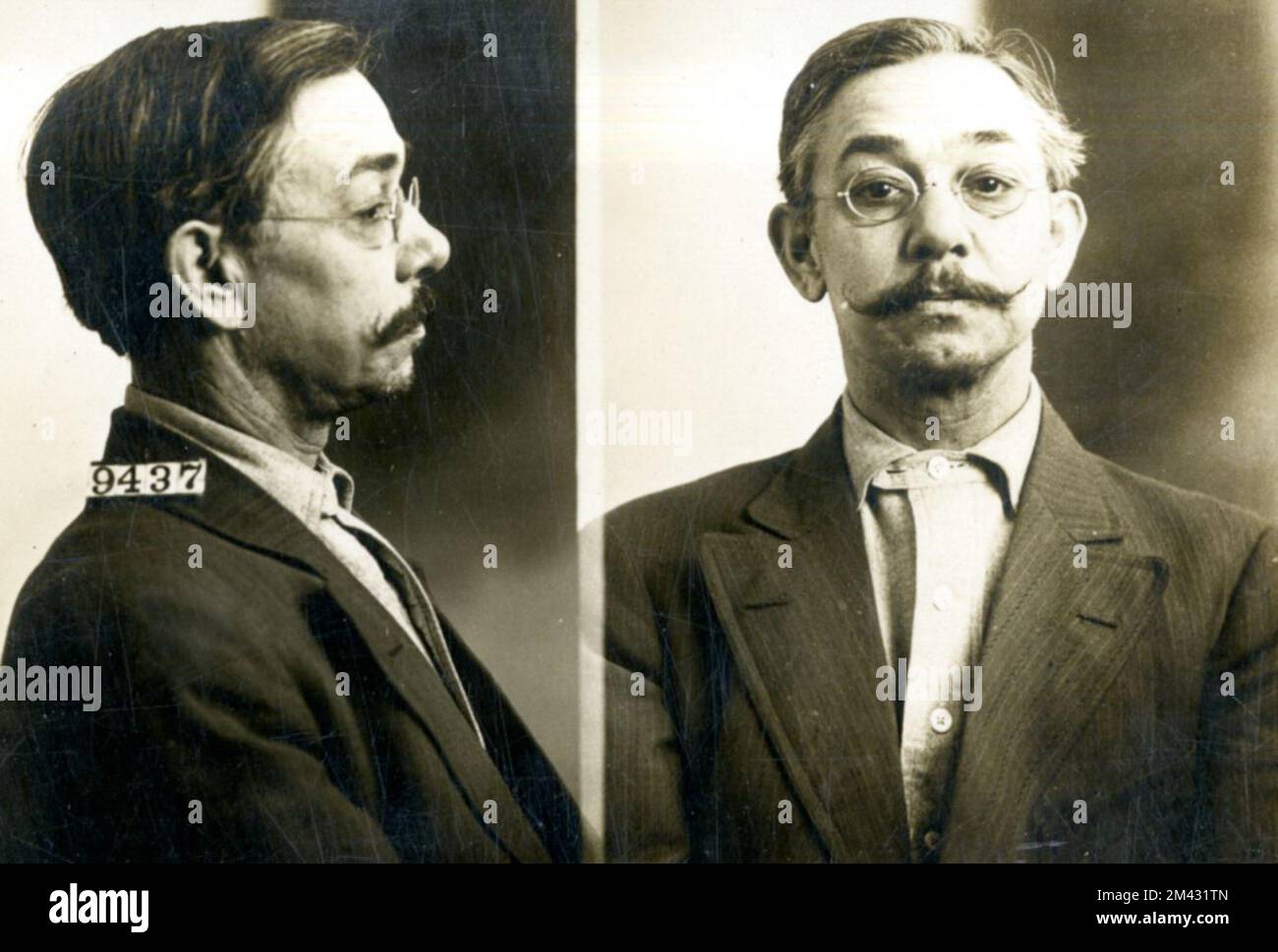 Photograph of Charles Wille. Bureau of Prisons, Inmate case files Stock ...