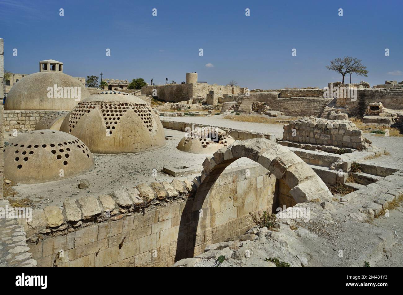 Aleppo, Syria, Citadel of Aleppo Stock Photo - Alamy