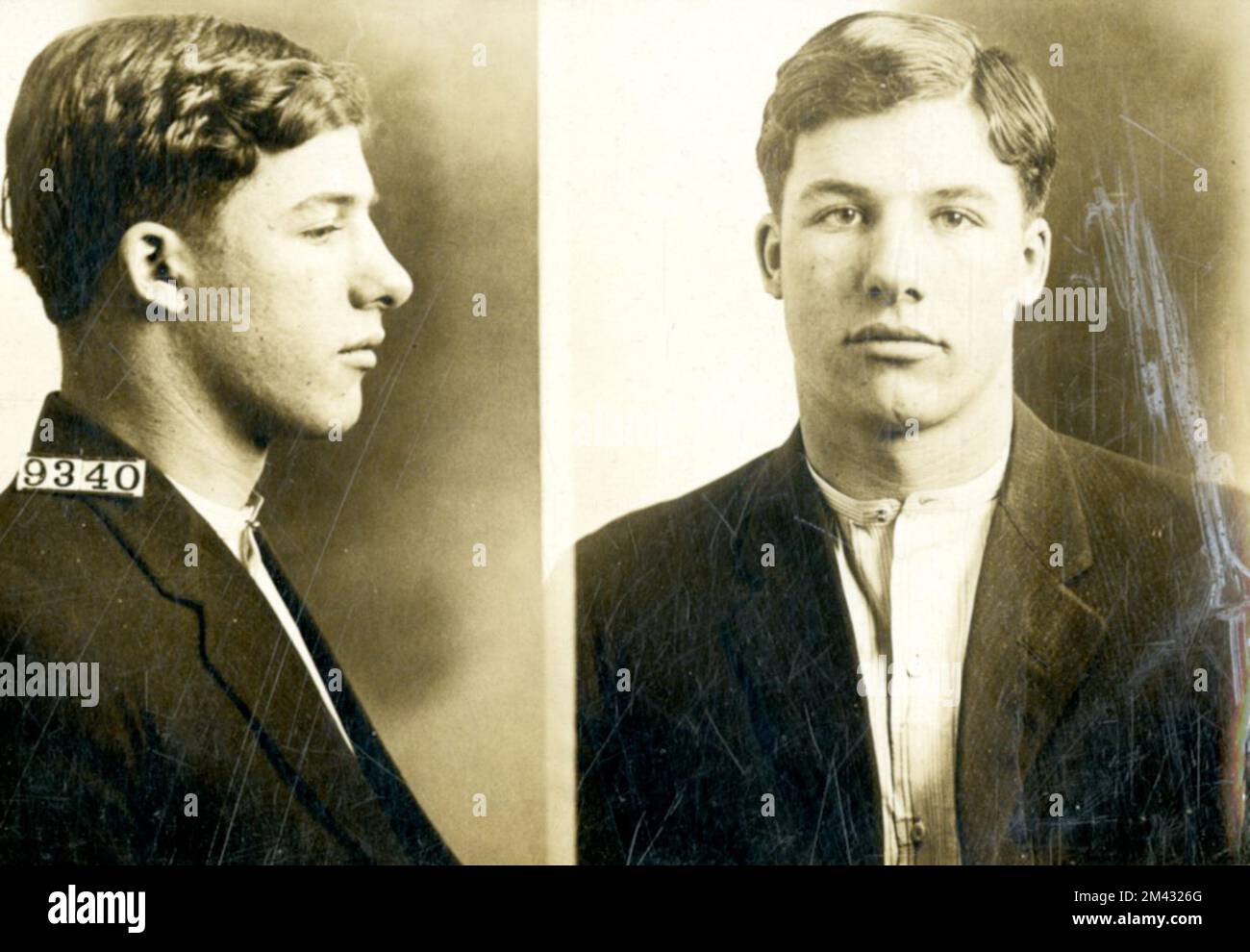 Photograph of Jesse Beck. Bureau of Prisons, Inmate case files Stock ...