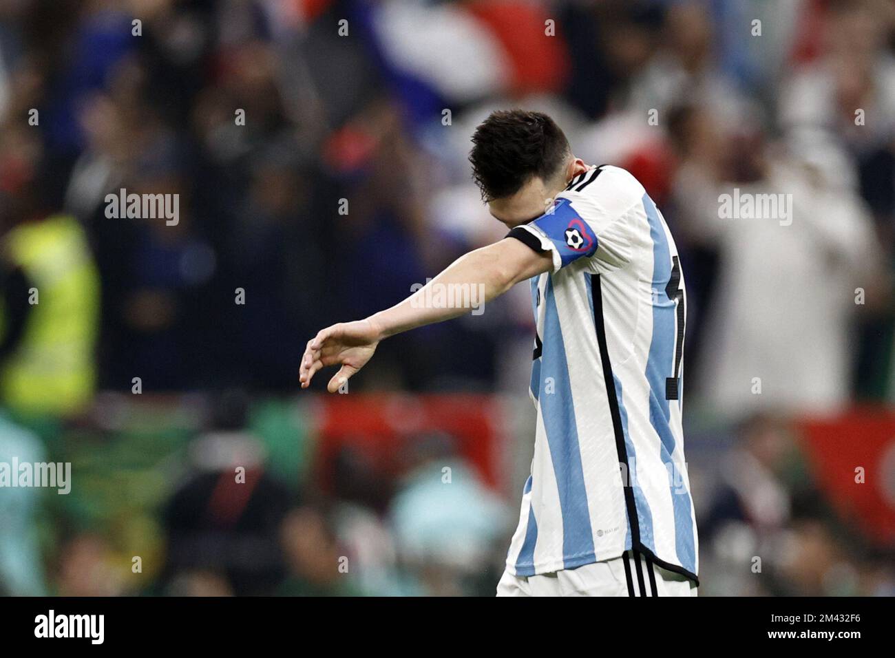 AL DAAYEN - Lionel Messi of Argentina disappointed after the 2-2 during ...