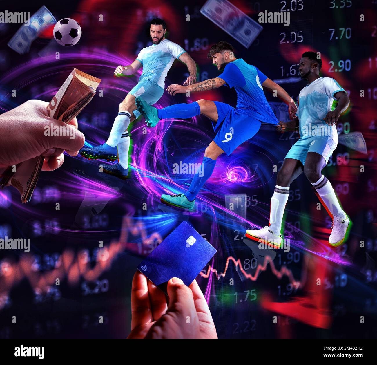 Football money hi-res stock photography and images - Alamy