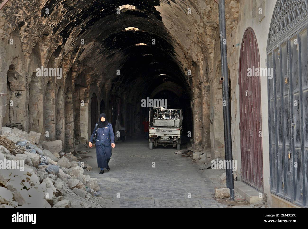 Aleppo, Syria, The ancient souk Stock Photo - Alamy