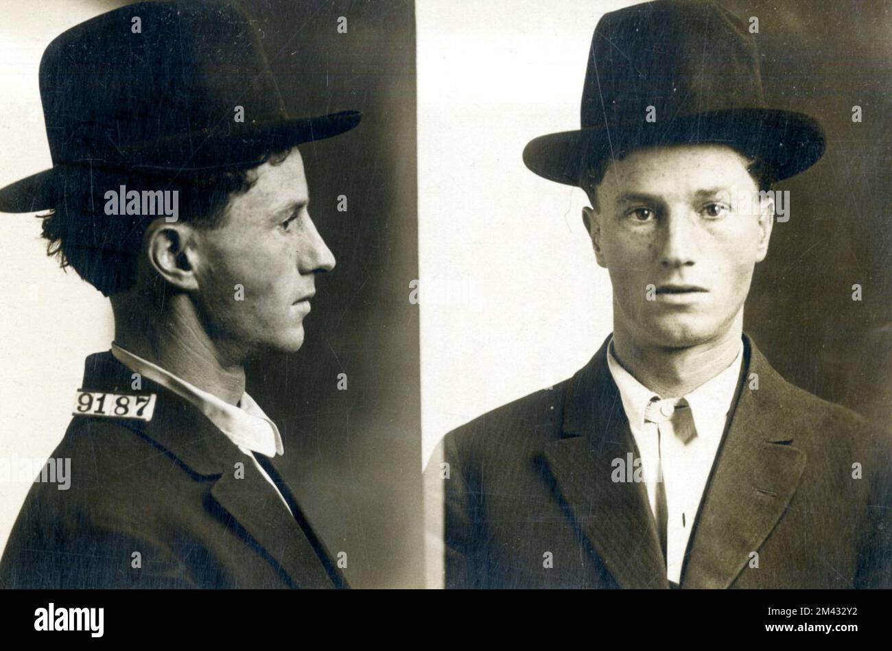 Photograph of Herbert Taylor. Bureau of Prisons, Inmate case files Stock Photo - Alamy