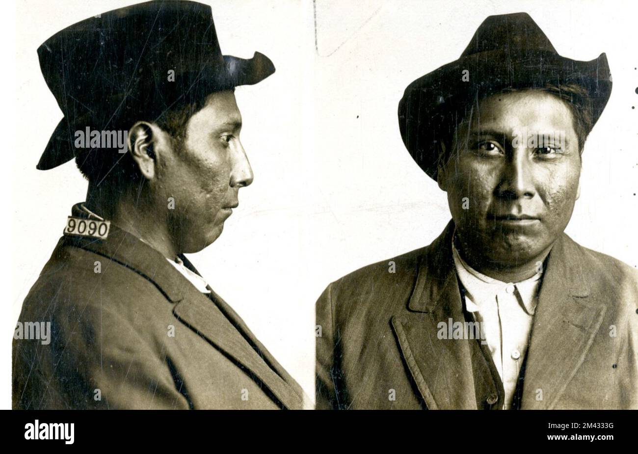 Photograph of Thomas White Crow. Bureau of Prisons, Inmate case files ...