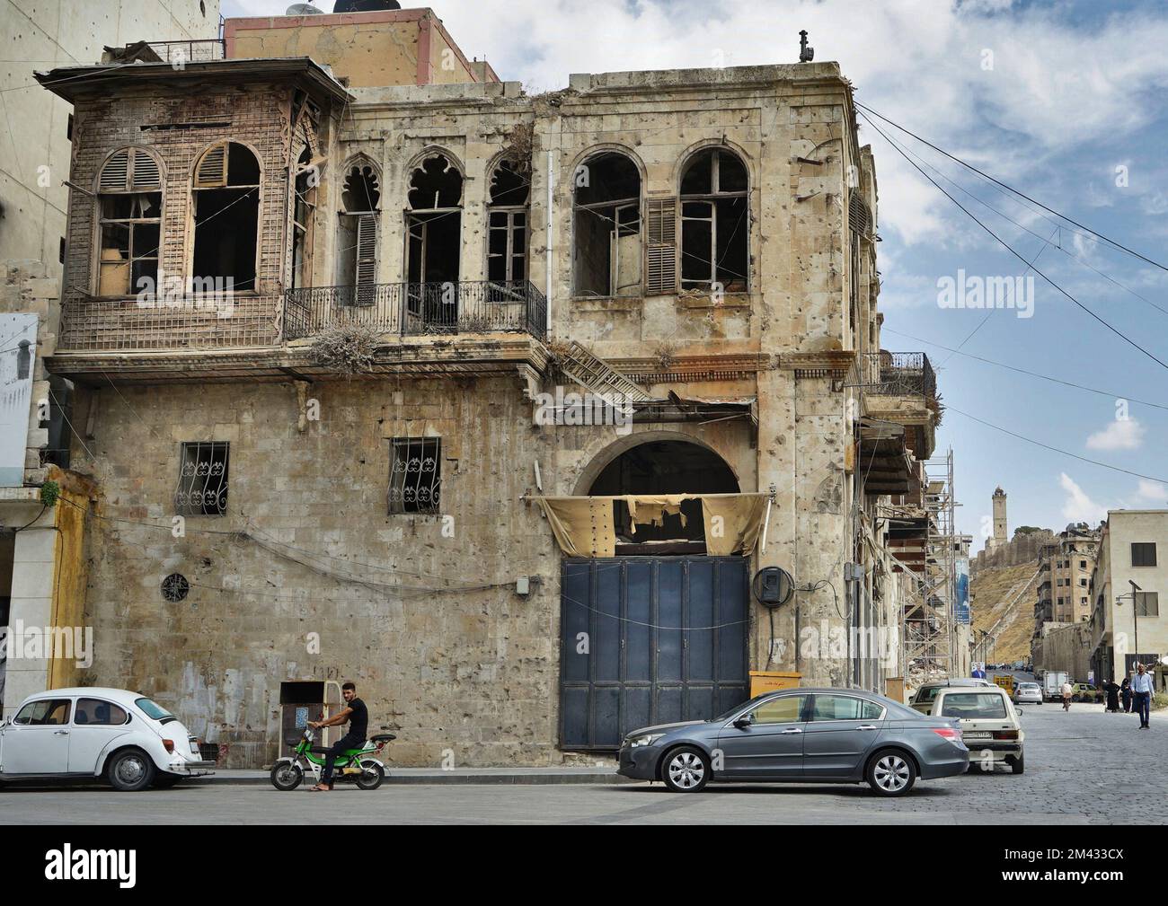 Aleppo, Syria, The ancient city of Aleppo after the war Stock Photo - Alamy