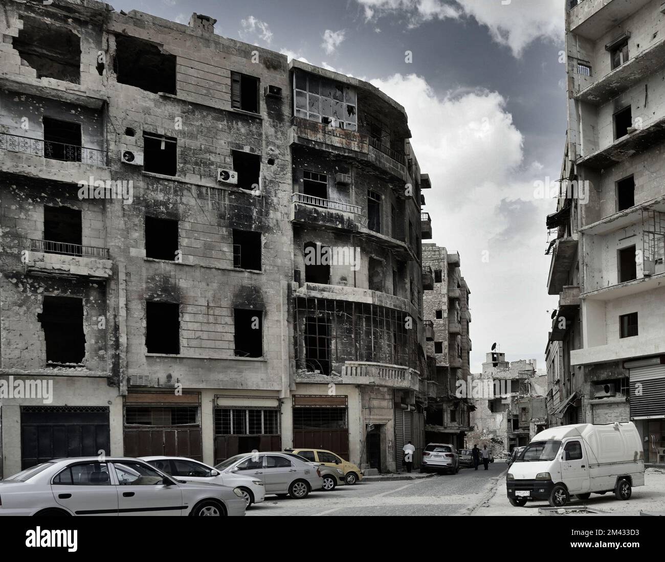 Aleppo, Syria, The ancient city of Aleppo after the war Stock Photo - Alamy