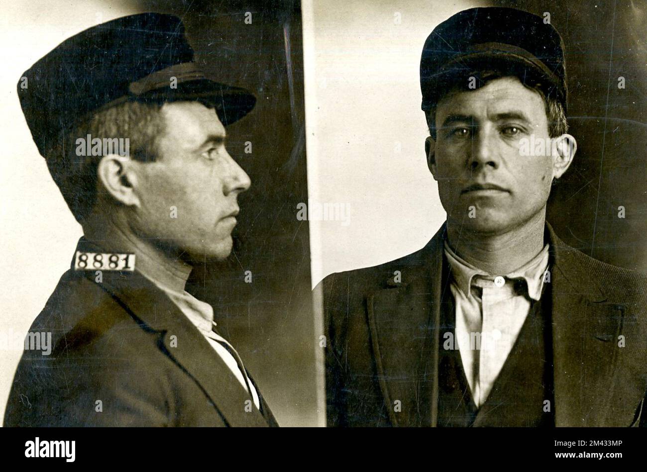 Photograph of Thomas Miller. Bureau of Prisons, Inmate case files Stock ...