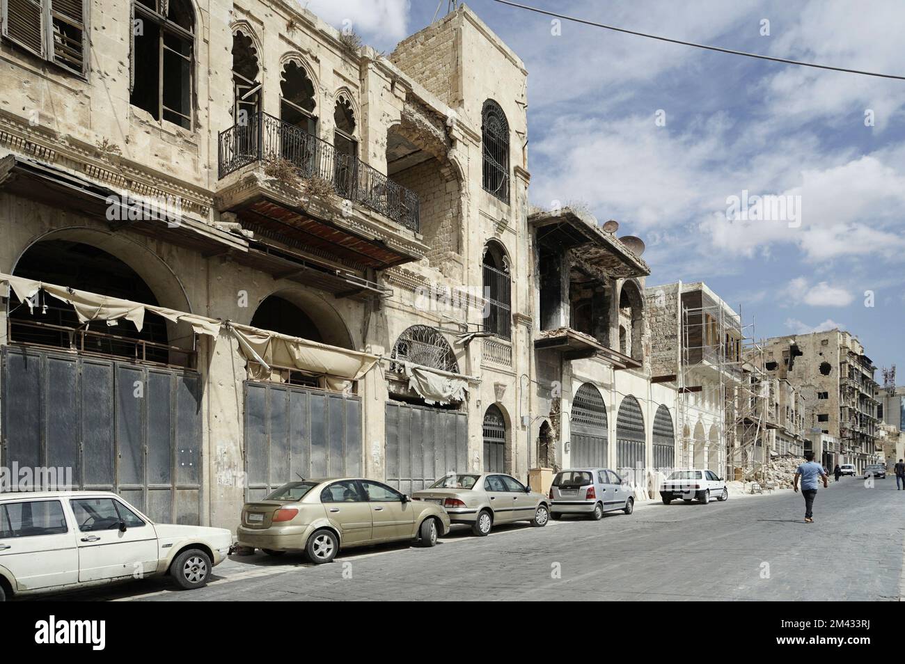 Aleppo, Syria, The ancient city of Aleppo after the war Stock Photo - Alamy