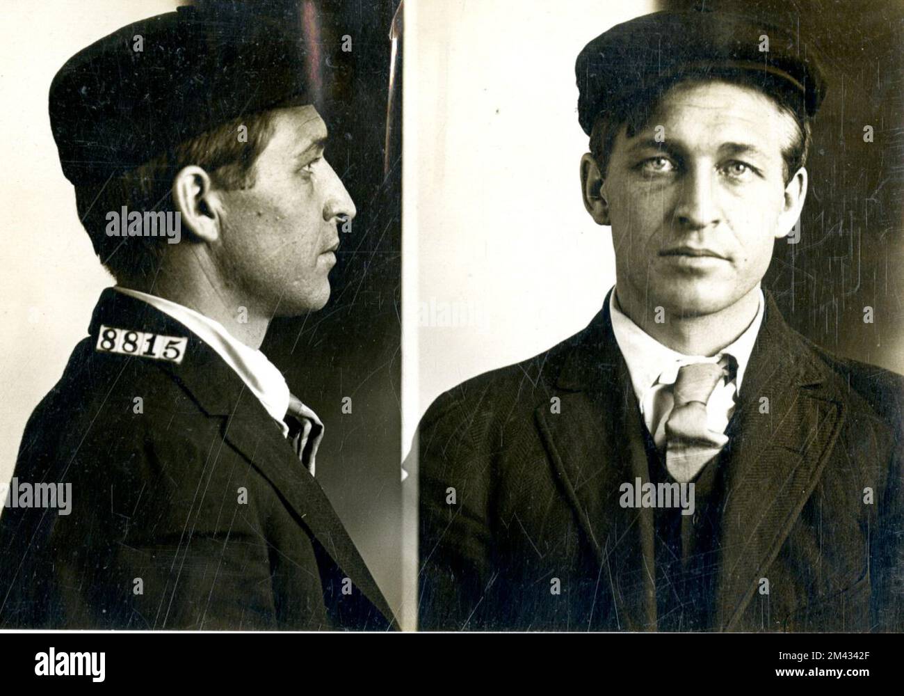 Photograph of Edward Parker. Bureau of Prisons, Inmate case files Stock ...