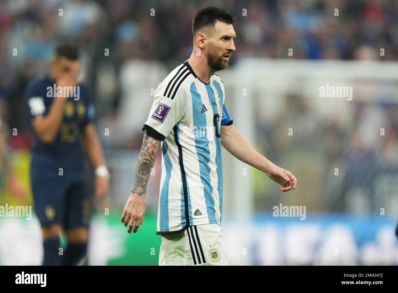 Lionel Messi of Argentina during the FIFA World Cup Qatar 2022 match ...