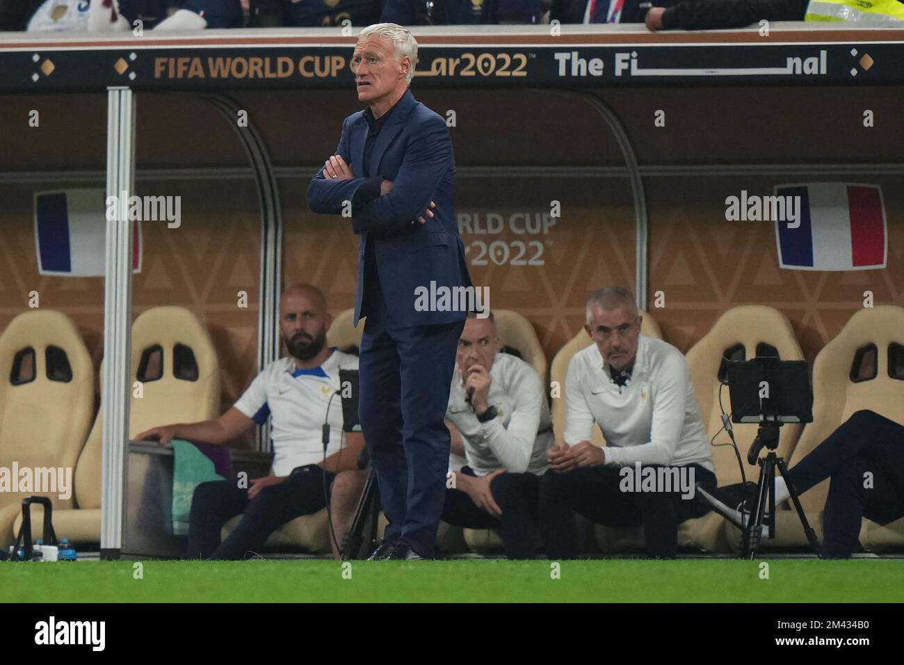 France head coach Didier Deschamps during the FIFA World Cup Qatar 2022 ...