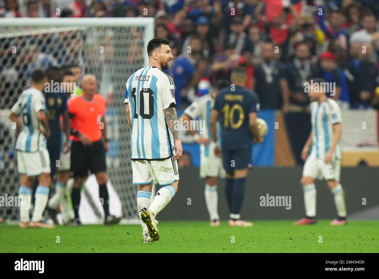Lionel Messi of Argentina during the FIFA World Cup Qatar 2022 match ...