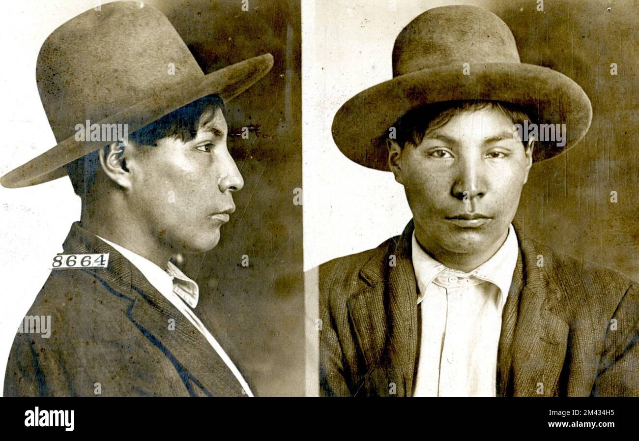 Photograph of Peter Little Plume. Bureau of Prisons, Inmate case files ...