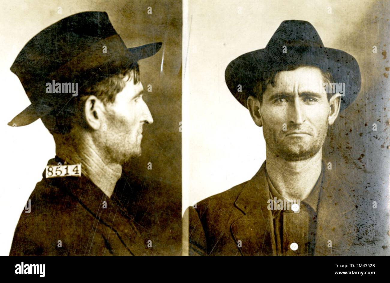 Photograph of Thomas Ryburn. Bureau of Prisons, Inmate case files Stock ...