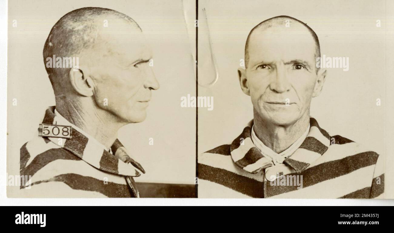 Photograph of John Clark. Bureau of Prisons, Inmate case files Stock ...