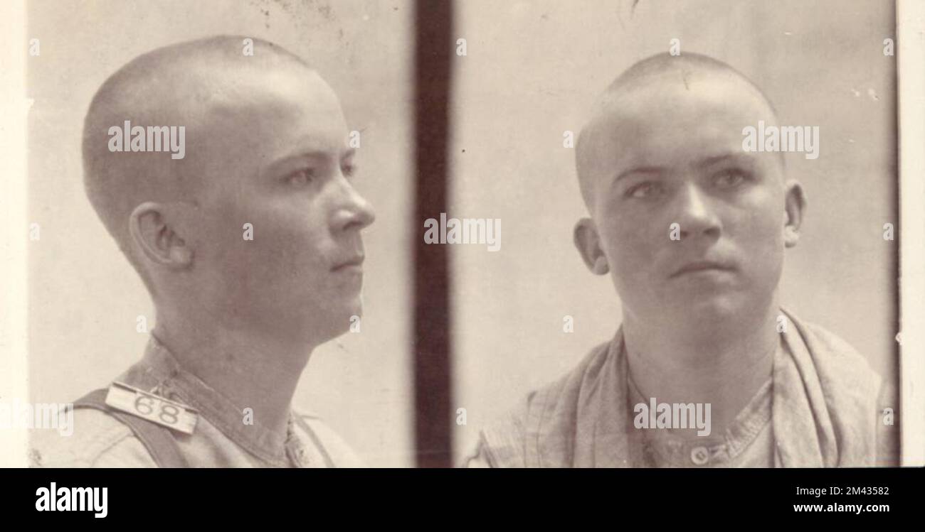 Photograph of James Burk. Bureau of Prisons, Inmate case files Stock ...