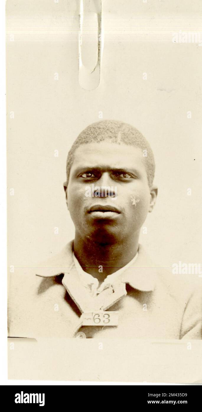 Photograph of Alfred Watson. Bureau of Prisons, Inmate case files Stock ...