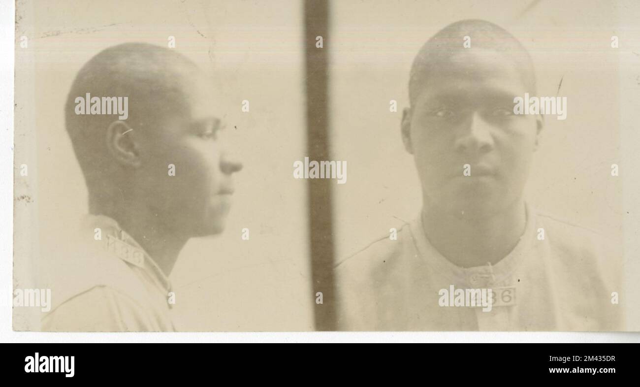 Photograph of Lewis James. Bureau of Prisons, Inmate case files Stock ...