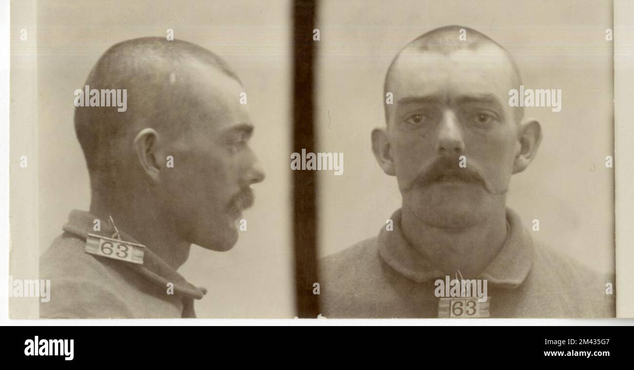 Photograph of John Clark. Bureau of Prisons, Inmate case files Stock ...