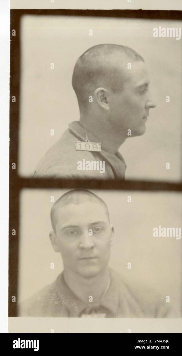 Photograph of George Reeder. Bureau of Prisons, Inmate case files Stock ...