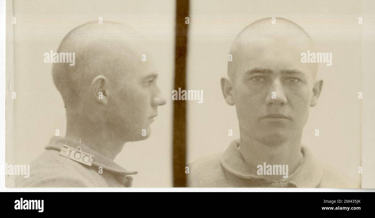 Photograph of R. L. Garr. Bureau of Prisons, Inmate case files Stock ...