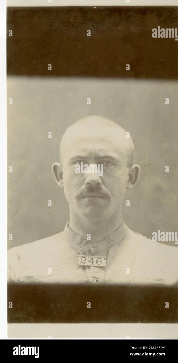 Photograph of C. C. Wallace. Bureau of Prisons, Inmate case files Stock ...