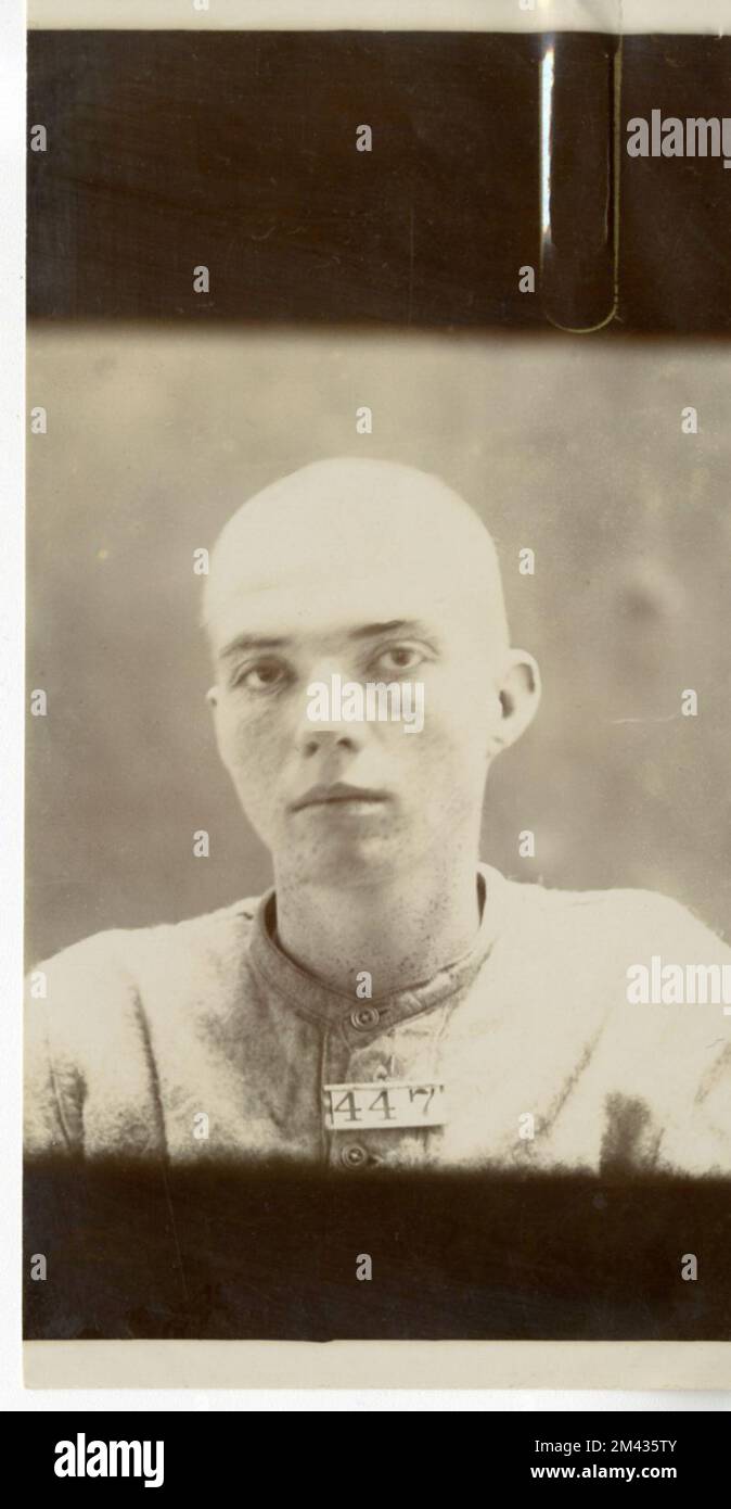 Photograph of Jesse Parsons. Bureau of Prisons, Inmate case files Stock ...