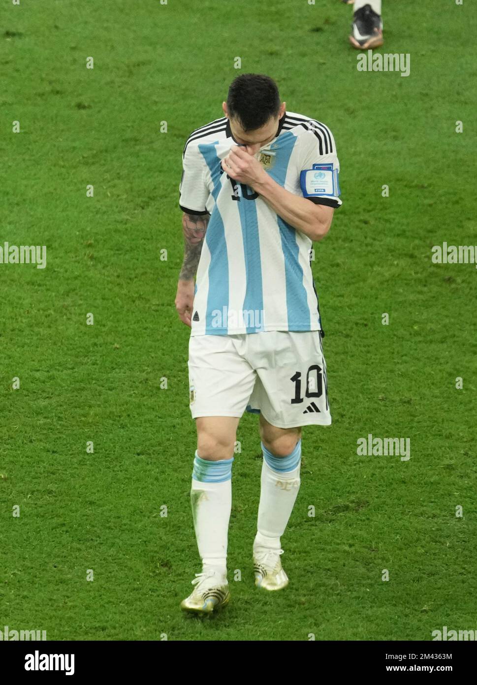 Lionel messi world cup final hi-res stock photography and images - Alamy