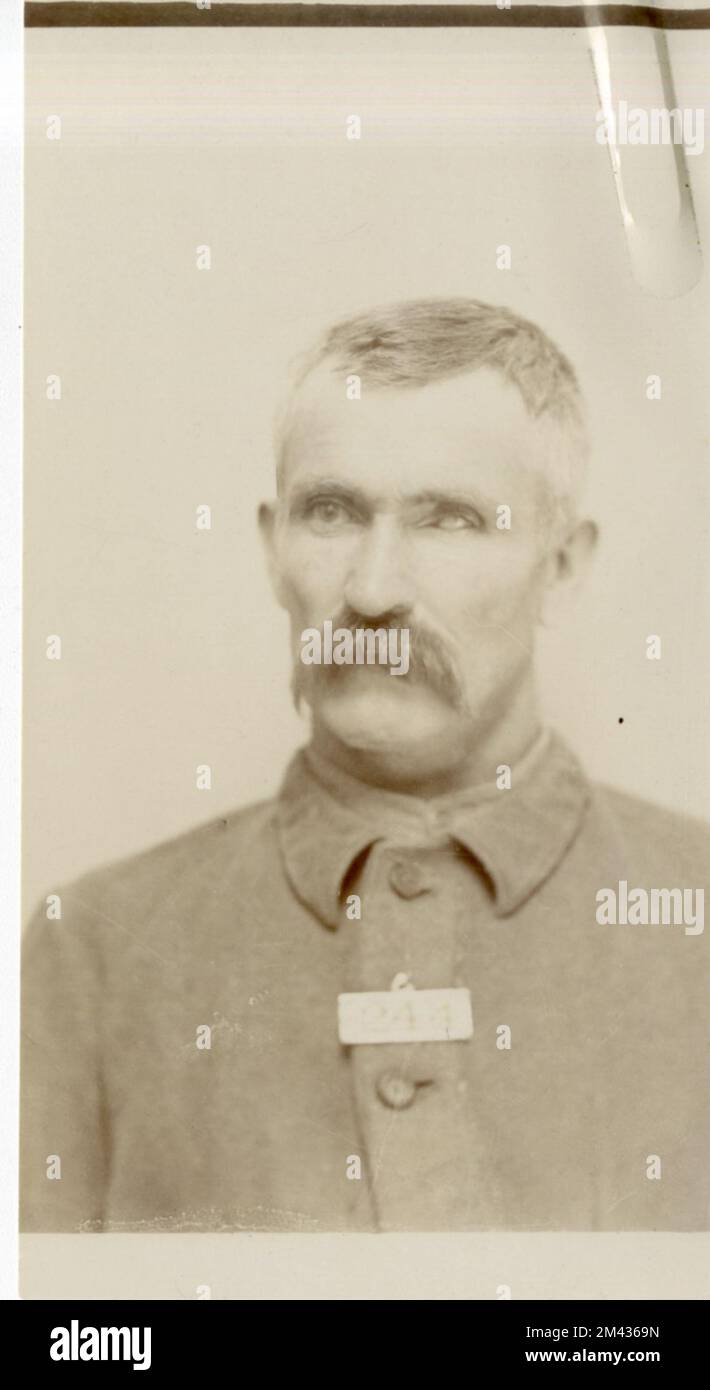 Photograph of John Evans. Bureau of Prisons, Inmate case files Stock ...